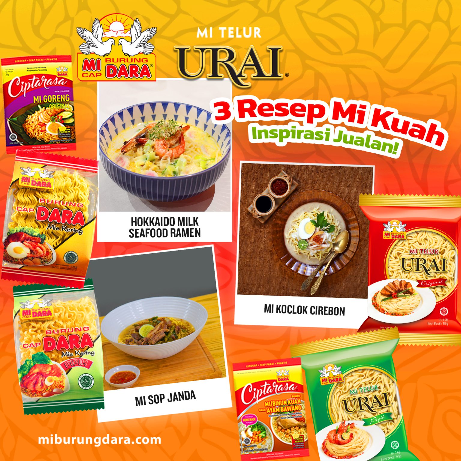 Download Gratis Inspirasi 3 Resep Mi Kuah Inspirasi Jualan ala MI BURUNG DARA! | Mi Burung Dara